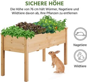 Vyvýšený záhon Yaheetech – bez police (254999631580)