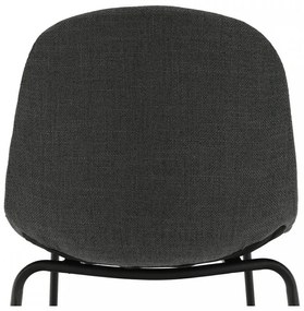Tempo Kondela Barová židle MARIOLA 2 NEW tmavě šedá/černý kov