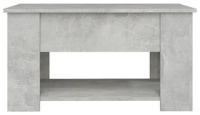 Konferenční stolek betonově šedý 79x49x41 cm kompozitní dřevo - Default Title