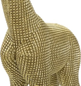 Dekorativní soška Giraffe zlatá