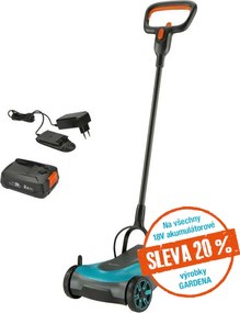 Gardena HandyMower 22/18V P4A - sada 14620-20 - Nový, pouze rozbaleno - Aku rotační sekačka