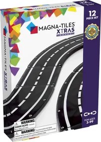 MAGNA-TILES Magnetická stavebnice Xtras Roads / 12 dílků