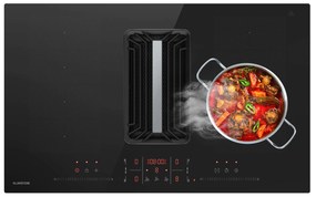 Klarstein AirJet FlexPro Down Air System | Indukční deska + odsavač par | Flexzóna | Booster