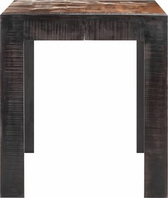 Jídelní stůl 140 x 70 x 76 cm masivní hrubé mangovníkové dřevo 289655