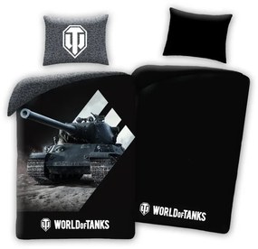 HALANTEX Svítící povlečení World of Tanks Bavlna, 140/200, 70/90 cm