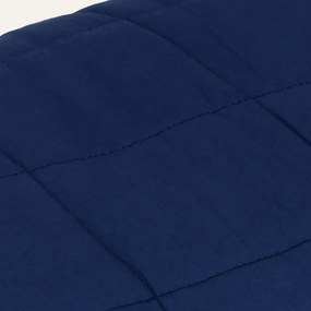 Zátěžová deka modrá 137 x 200 cm 10 kg textil 3154799