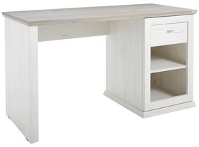 XXXLutz PSACÍ STŮL, šedá, bílá, 135/59/76 cm Hom`in - Psací stoly - 000003000115