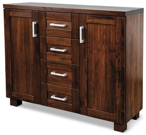 Komoda 120 dýha TYP C Barva: Teak, Rozměr: KOMODA 120 DÝHA HL