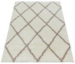 Ayyildiz koberce Kusový koberec Alvor Shaggy 3401 cream - 60x110 cm