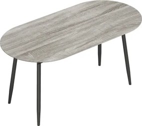HOMCOM jídelní stůl Výtažný jídelní stůl o rozměrech 120–160 x 80 cm pro 4–6 osob, kuchyň a jídelna v šedém stylu