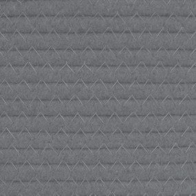 Úložné koše 2 ks šedé a bílé Ø 24 x 18 cm bavlna - Default Title