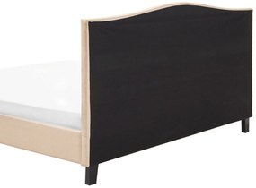 Pohádková béžová čalouněná postel 180x200 cm  MONTPELLIER Beliani