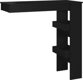 vidaXL Nástěnný barový stolek 102x45x103,5 cm kompozitní dřevo [811782] Barva: dub sonoma