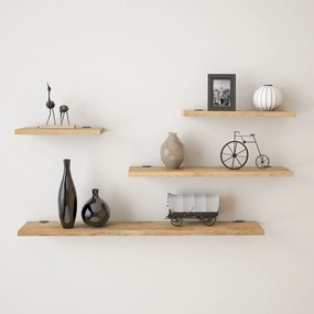 KALUNE DESIGN Set 4 poliček WALL 956LCS2704