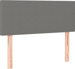 Box spring postel s matrací tmavě šedá 120x190 cm textil 3269710