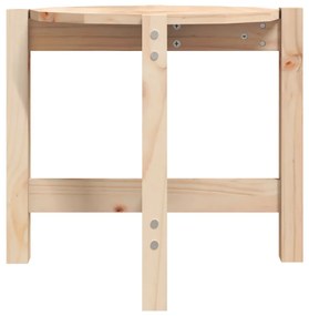 Konferenční stolek Ø 52,5 x 45 cm masivní borové dřevo - Default Title