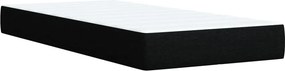 Box spring postel s matrací černá 80 x 200 cm textil 3290331