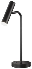 Černá LED stmívatelná stolní lampa (výška 48 cm) Stina – Fischer &amp; Honsel
