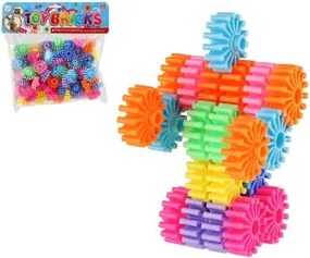 TEDDIES Stavebnice ozubená kola / 60 ks / plast / 25 x 22 x 5 cm / od
