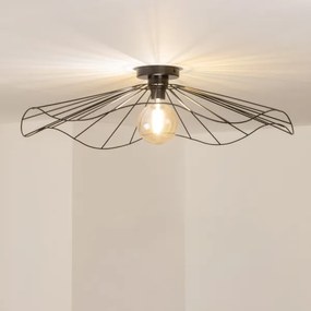 Brilagi - LED Přisazený lustr CERIA WIRE 1xE27/40W/230V pr. 80 cm černá