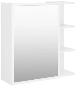 Petromila Koupelnová skříňka se zrcadlem bílá 62,5x20,5x64 cm kompozit