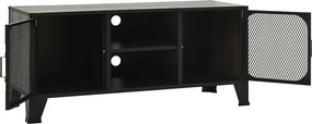 TV skříňka šedá 105 x 36 x 47 cm kov a MDF 335910