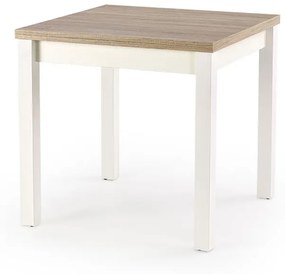 HALMAR GRACJAN jídelní stůl dub sonoma / bílý (492)