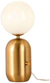 Světla a lustry REDO GROUP Art Deco zlatá stolní lampa do ložnice HELIOS 40 cm