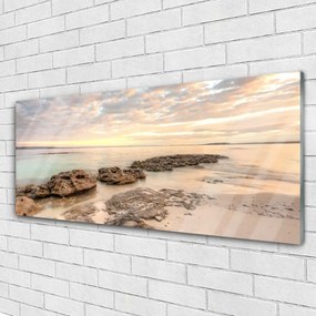 Plexisklo-obraz Moře Kameny Krajina 125x50 cm