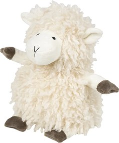 Bílá dveřní zarážka kudrnatá ovečka Sheep - 12*11*22 cm