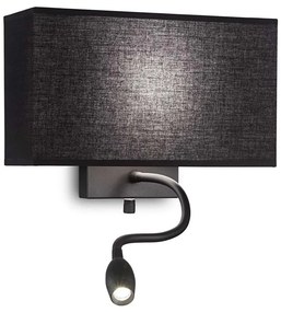 Ideal Lux - LED Flexibilní svítidlo HOTEL 1xE27/60W/230V + LED/1,5W/230V