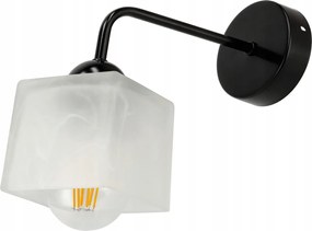 Nástěnná lampa 1x E27 LOFT edison LED nad zrcadlové skleněné svítidlo