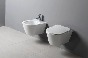 Sapho AVVA bidet závěsný 35,5x53 cm, bílá 100324