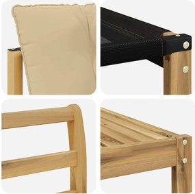 Venkovní pohovková souprava 7 ks Bílá a béžová 3389239