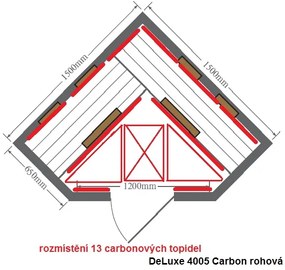 Infrasauna DeLuxe 4005 Carbon