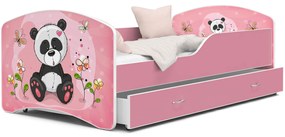 Dětská postel s obrázkem IVAN 160 x 80 cm - PANDA