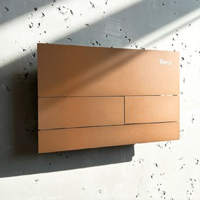 Rea Rea, Ovládací tlačítko k podomítkovým systémům WC T-Steel, měděná matná, REA-E0053