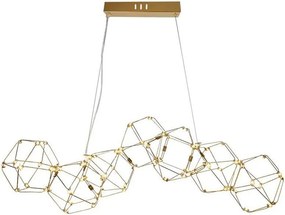 LED Solution Zlaté závěsné LED svítidlo designové 102cm 28W 15339