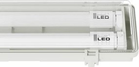 LED Technické zářivkové svítidlo T8 2xG13/20W/230V 6500K 120 cm IP65 bílá
