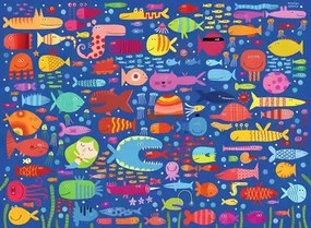 RAVENSBURGER Puzzle Rybí kamarádi XXL / 200 dílků