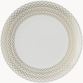 Sada dezertních talířů z kostního porcelánu Jade, 6 dílů