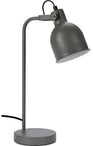 Stolní lampa v loftovým stylu, šedý, výška 42 cm