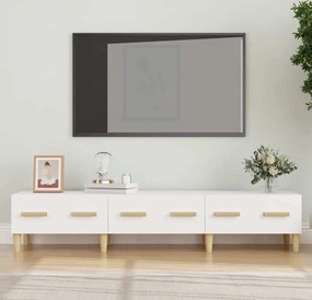 vidaXL TV skříňka 150 x 34,5 x 30 cm kompozitní dřevo [817508] Barva: Bílá