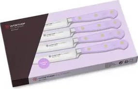 Wüsthof Sada 4 nožů na steaky Classic Colour 12 cm Purple Yam / rovné