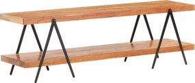TV stolek 160 x 40 x 50 cm masivní akáciové dřevo 320500
