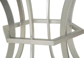 Designový jídelní stůl Nagendra 100 cm stříbrný