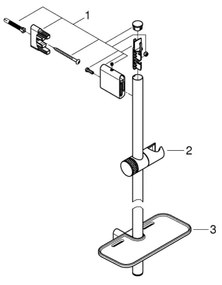 GROHE 26603DA0 - Sprchová tyč RAINSHOWER SMARTACTIVE 900 mm bronzová