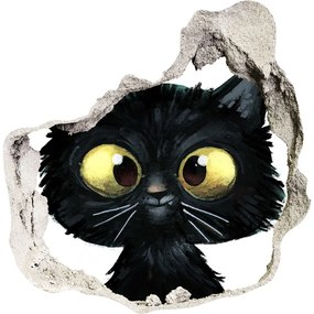 Wallmuralia Fototapeta díra na zeď Ilustrace kočky 75x75 cm