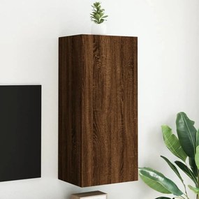 vidaXL Nástěnná TV skříňka 40,5x30x90 cm kompozitní dřevo [836928] Barva: hnědý dub