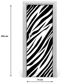 Fototapeta na dveře zebra pozadí 75x205 cm